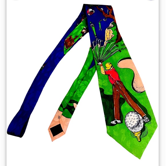 Nicole Miller | Accessories | Nicole Miller Golf Tie | Poshmark